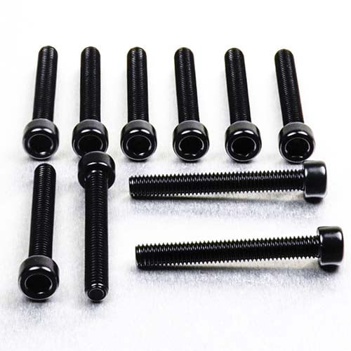 Aluminum Allen Bolt M6x(1.00mm)x45mm Pack x10 - Walmart.com