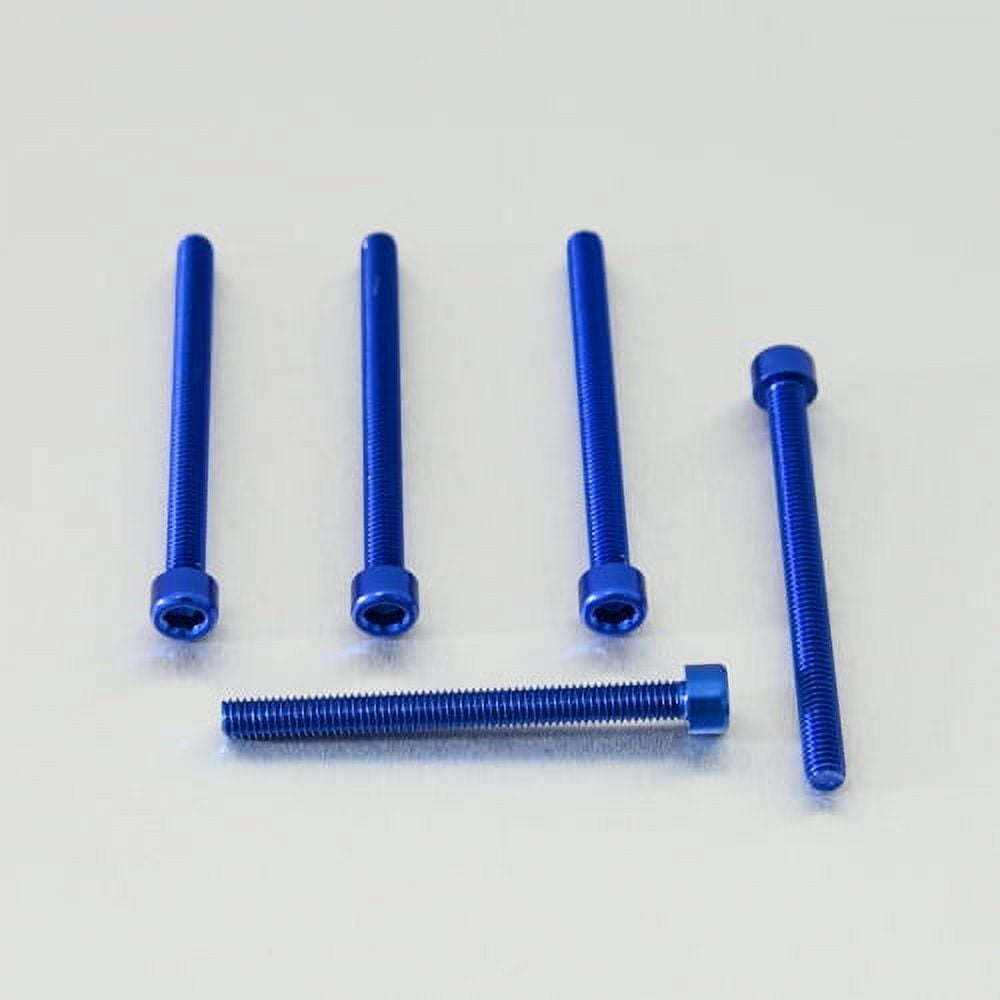 Aluminum Allen Bolt M6x(1.00mm)x65mm Pack x5 - Walmart.com