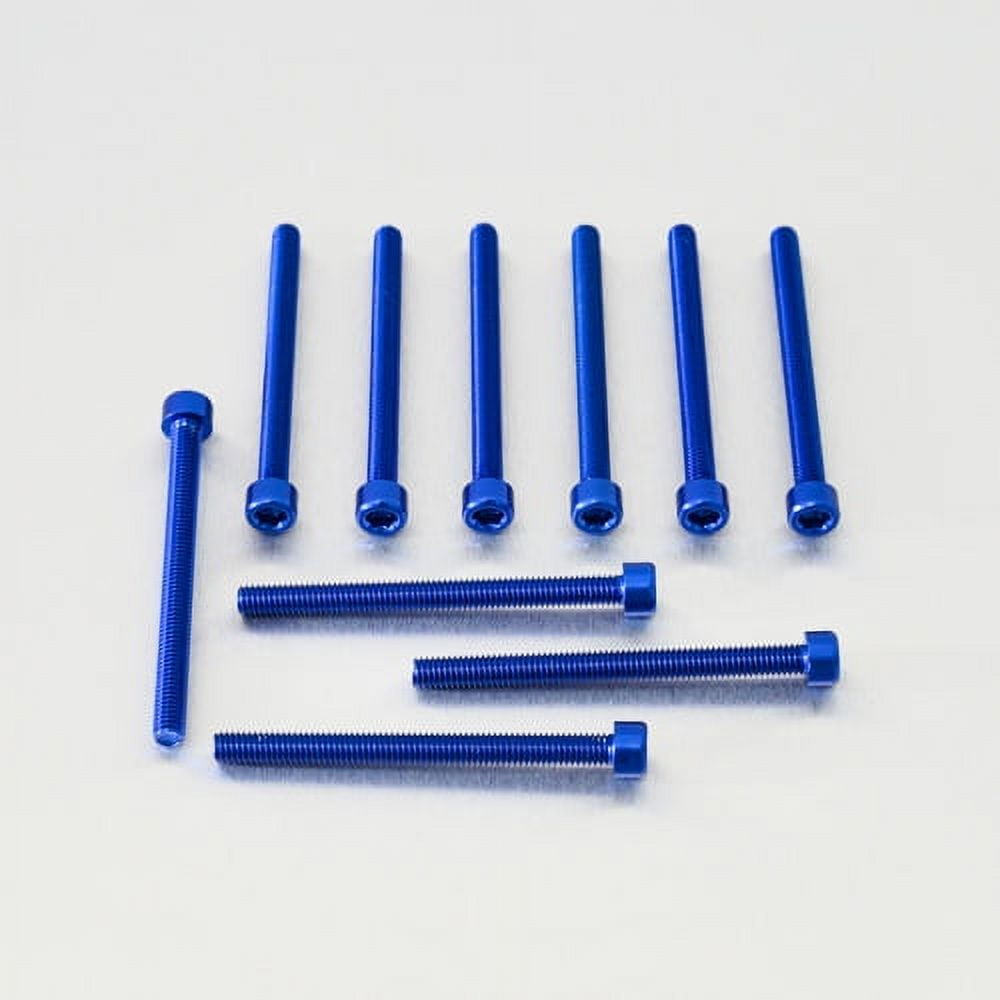 Aluminum Allen Bolt M6x(1.00mm)x70mm Pack x10 - Walmart.com