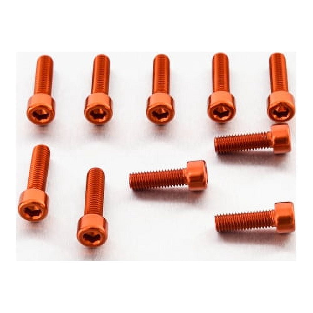 Aluminum Allen Bolt M8x(1.25mm)x25mm Pack x10 - Walmart.com