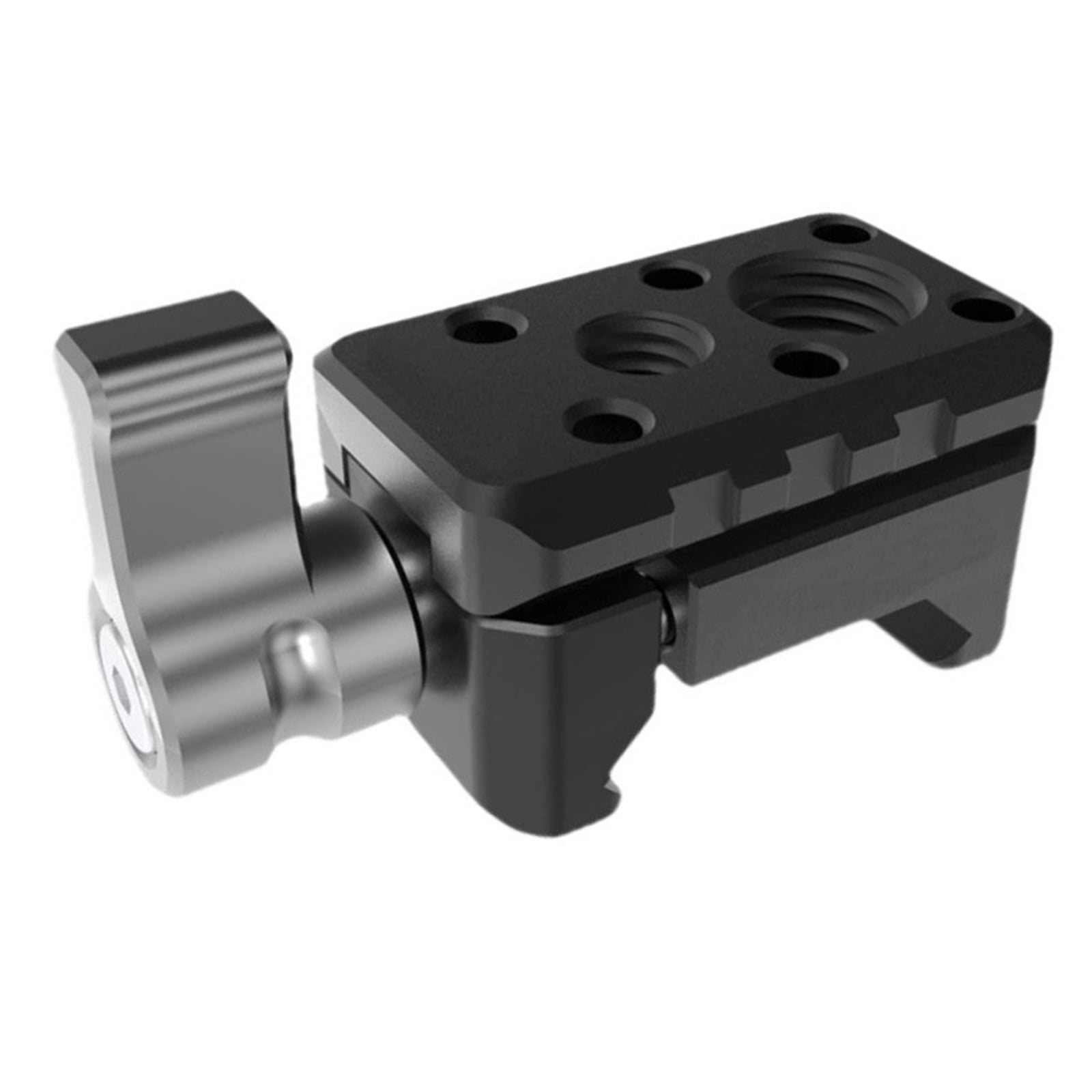 Aluminum Alloy 1/4 3/8 Thread Camera Sliding Rails Mount Clamp For ...