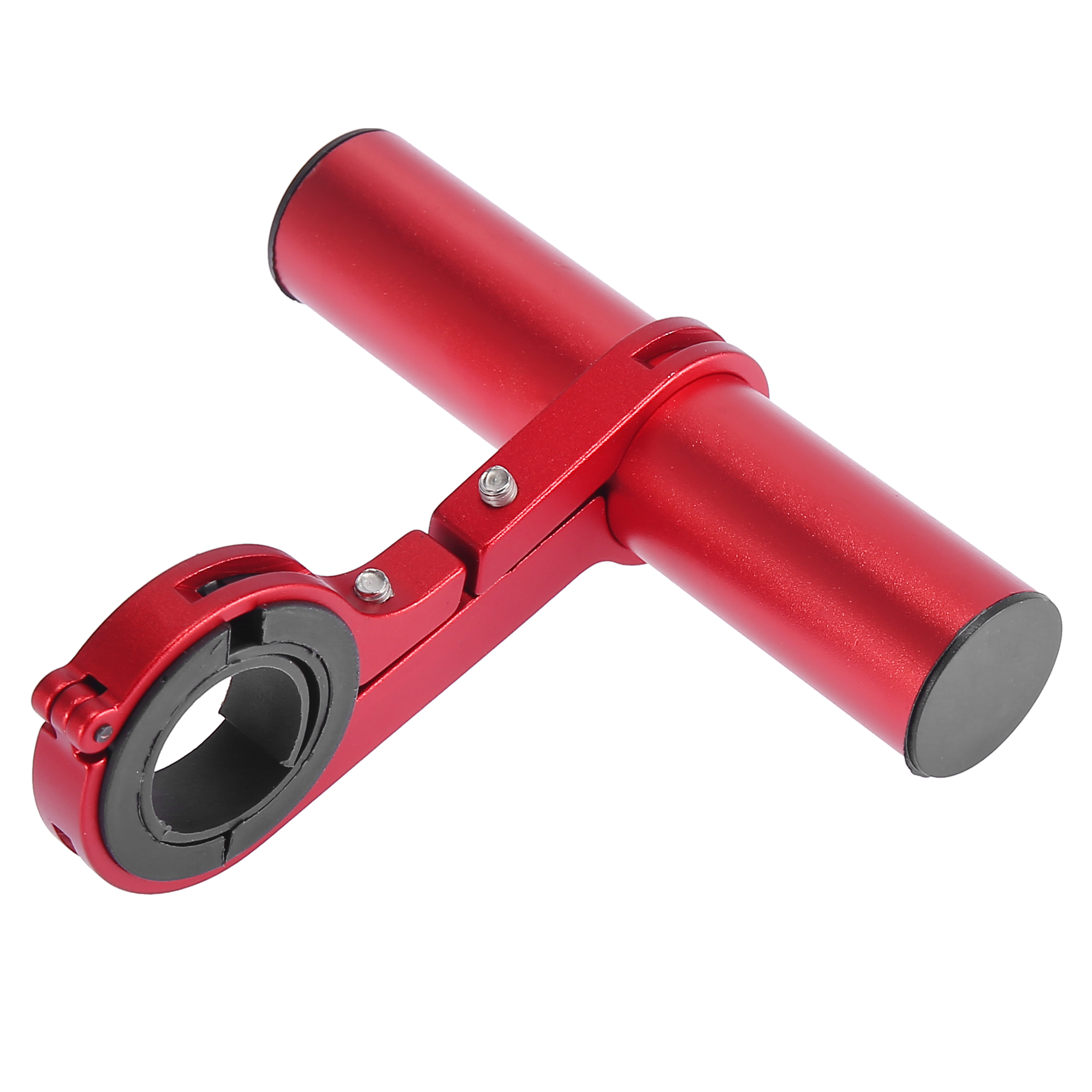 Aluminum Alloy 10cm Red Bike Handlebar Extender Extension Bracket Clamp ...