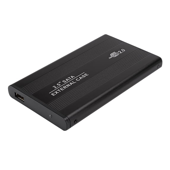 Aluminum Alloy 2.5 inch SATA Hard Drive External Case USB 2.0 Portable ...