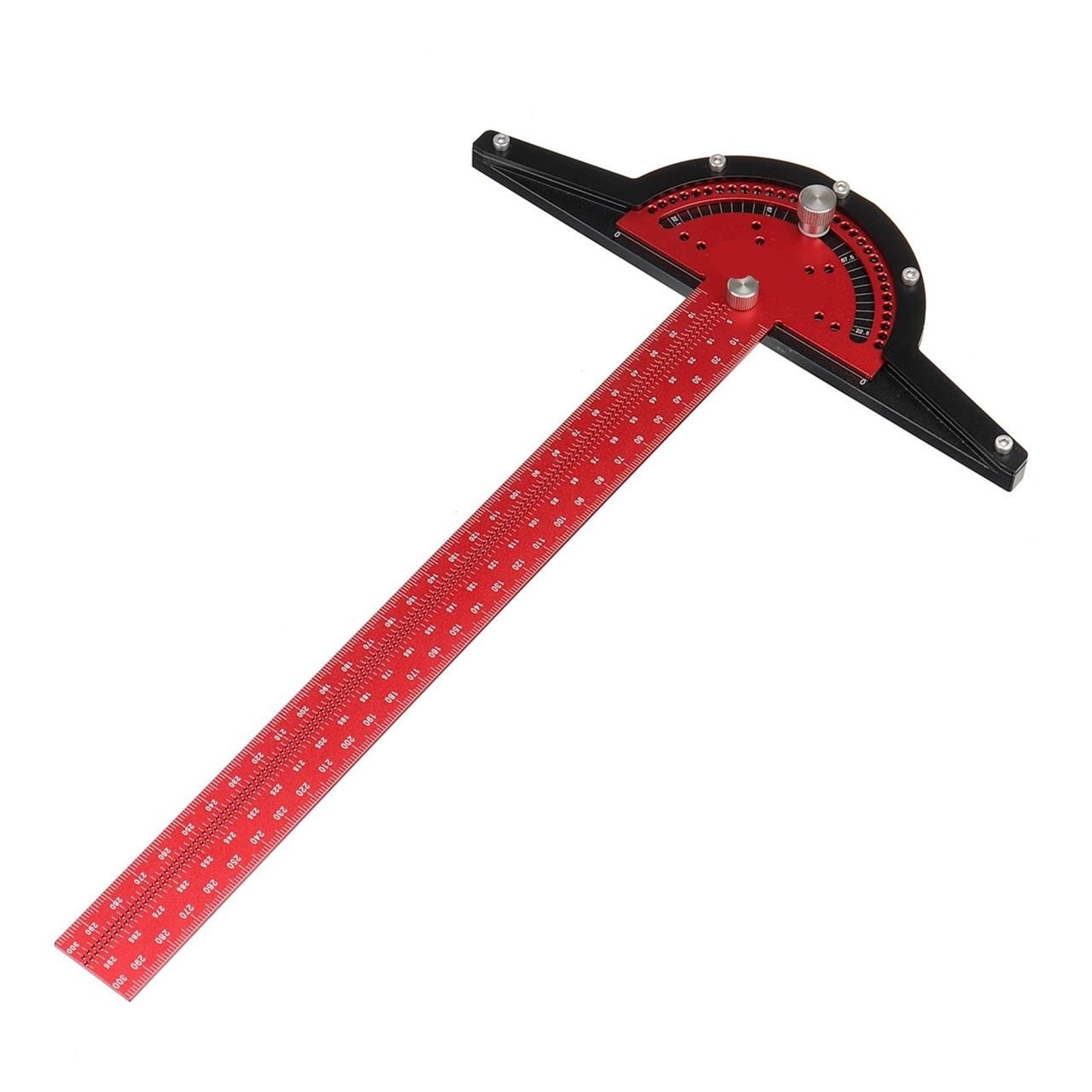 Aluminum Alloy 300mm Angle Positioning T Square Posi Lock Ruler ...