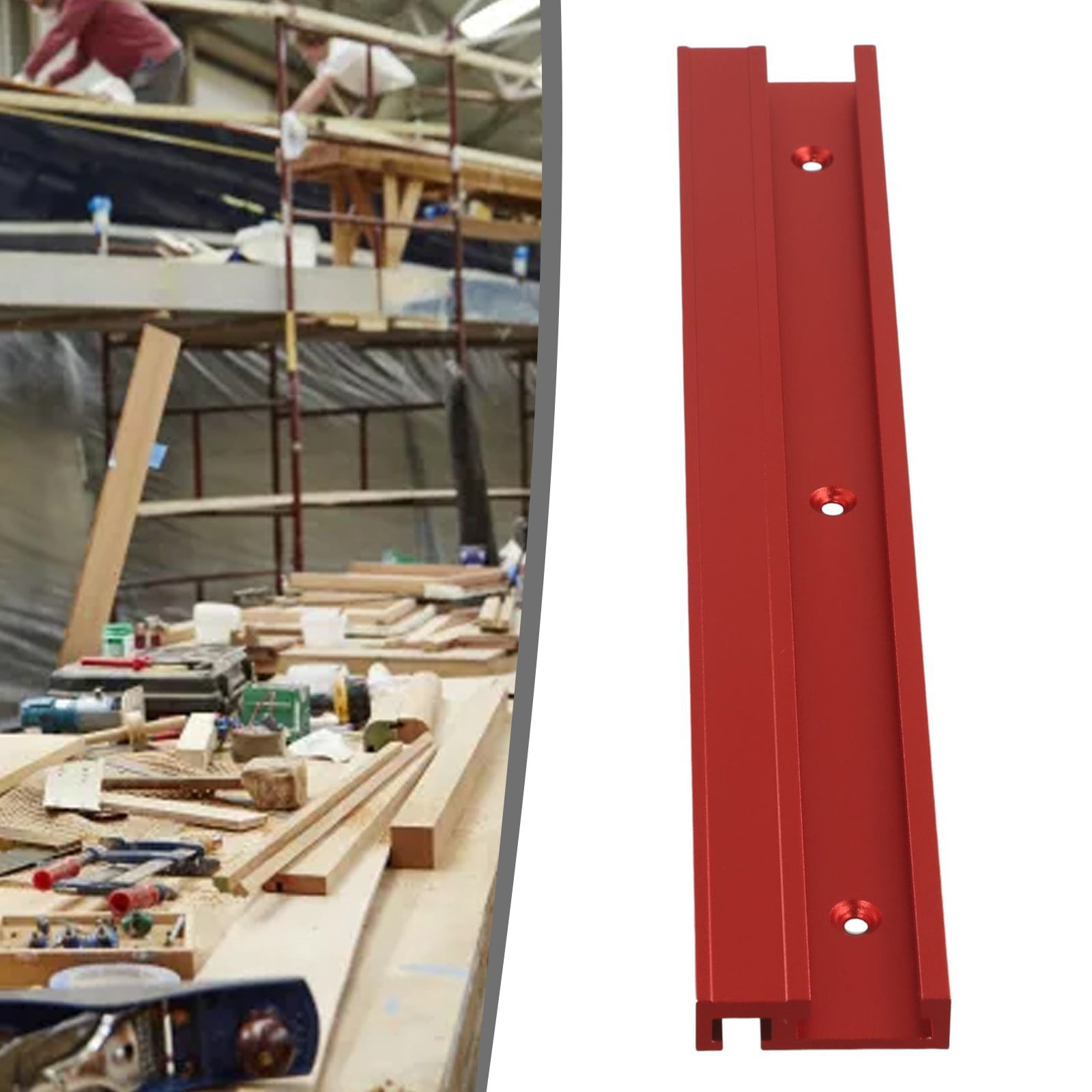 Aluminum Alloy 45 Type T-Track T-Slot Miter Track Fixture for Router ...