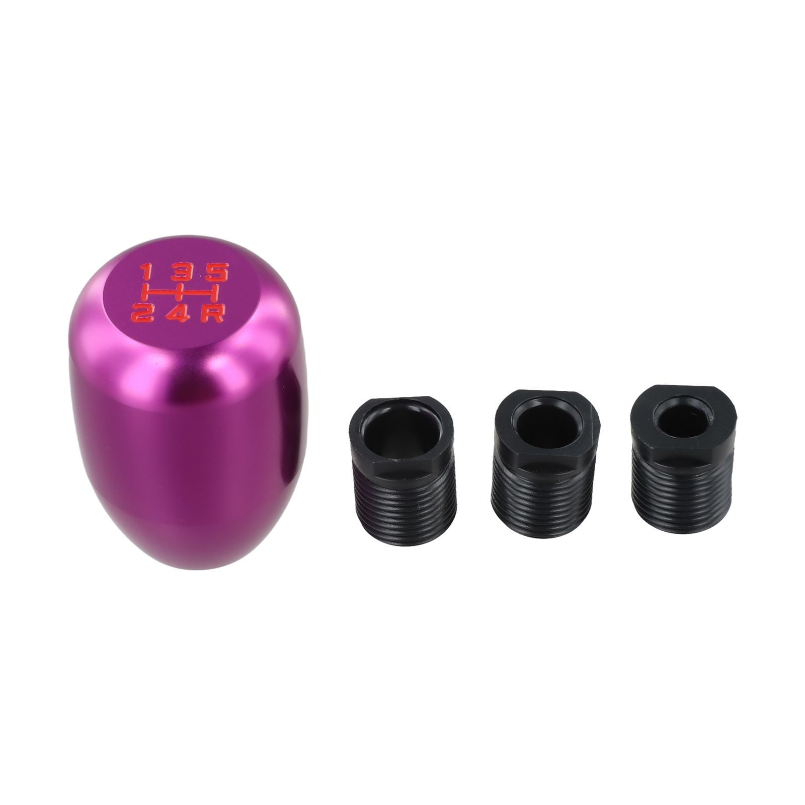 Aluminum Alloy 5 Speed Auto Gear Shift Knob Manual Automatic Gear Shift ...
