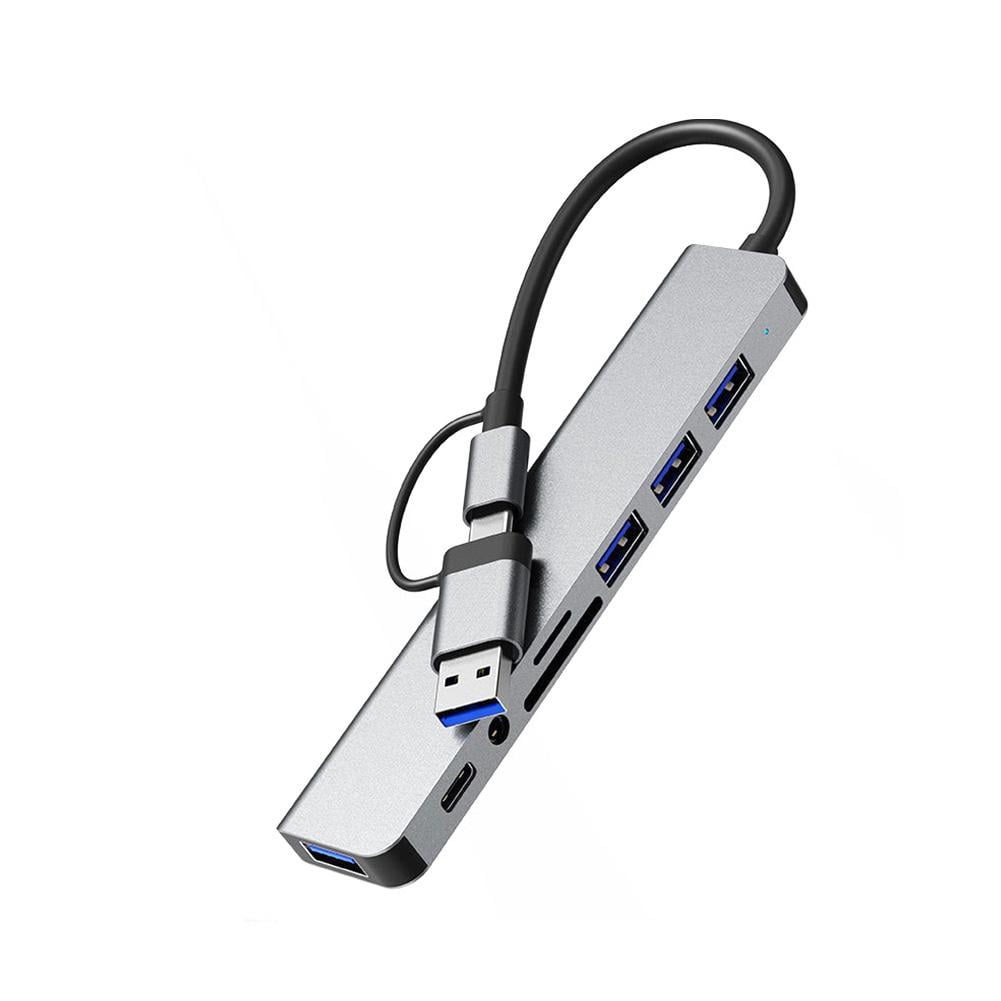 Aluminum Alloy 8-Port USB-C/USB Hub Expansion Dock for Tablets ...