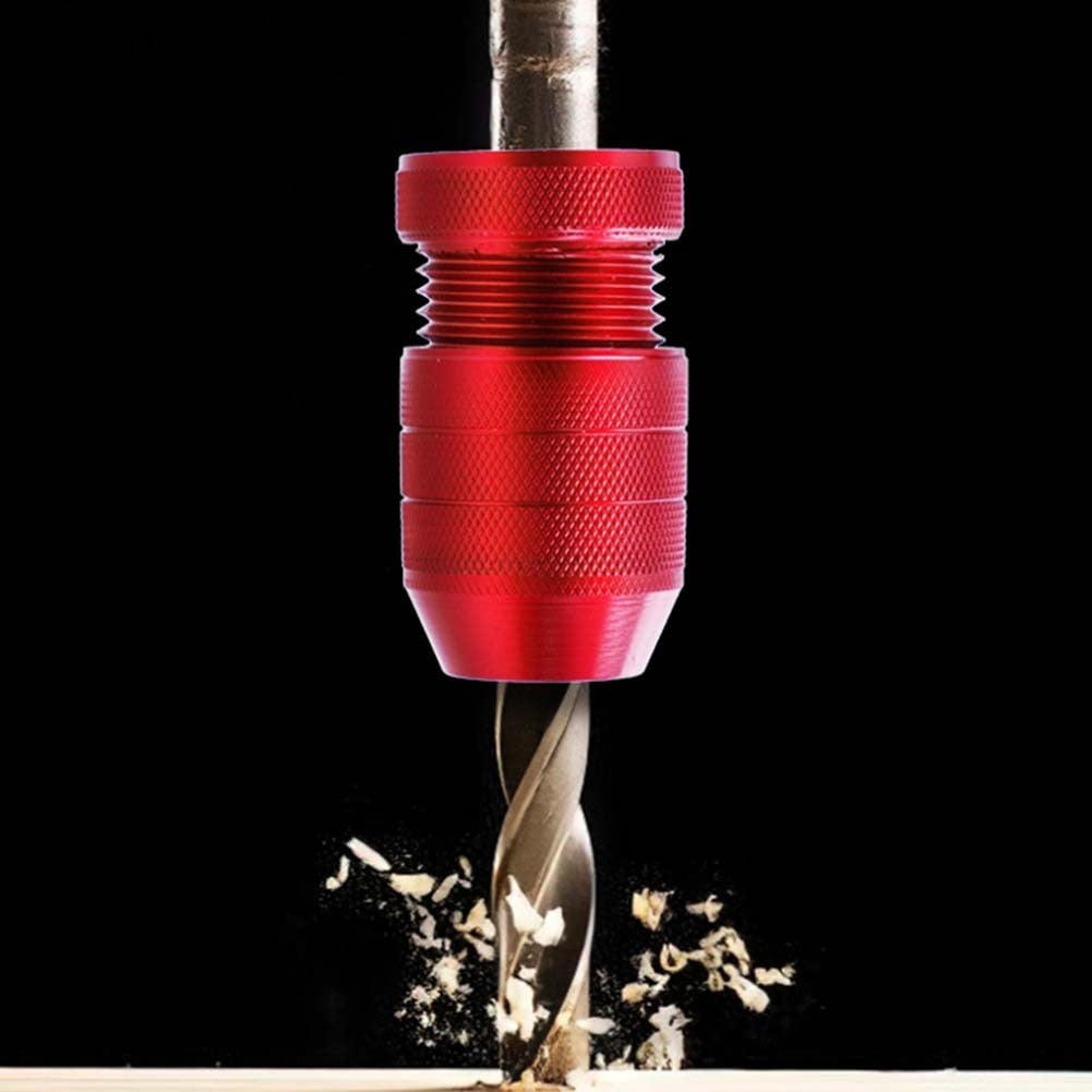 Aluminum Alloy Adjustable Drill Depth Stop Collar Drill Bit Positioner ...