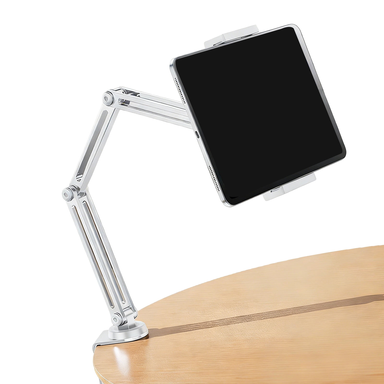 Aluminum Alloy Adjustable Foldable Tablets Stand with Clamp Base 4 ...