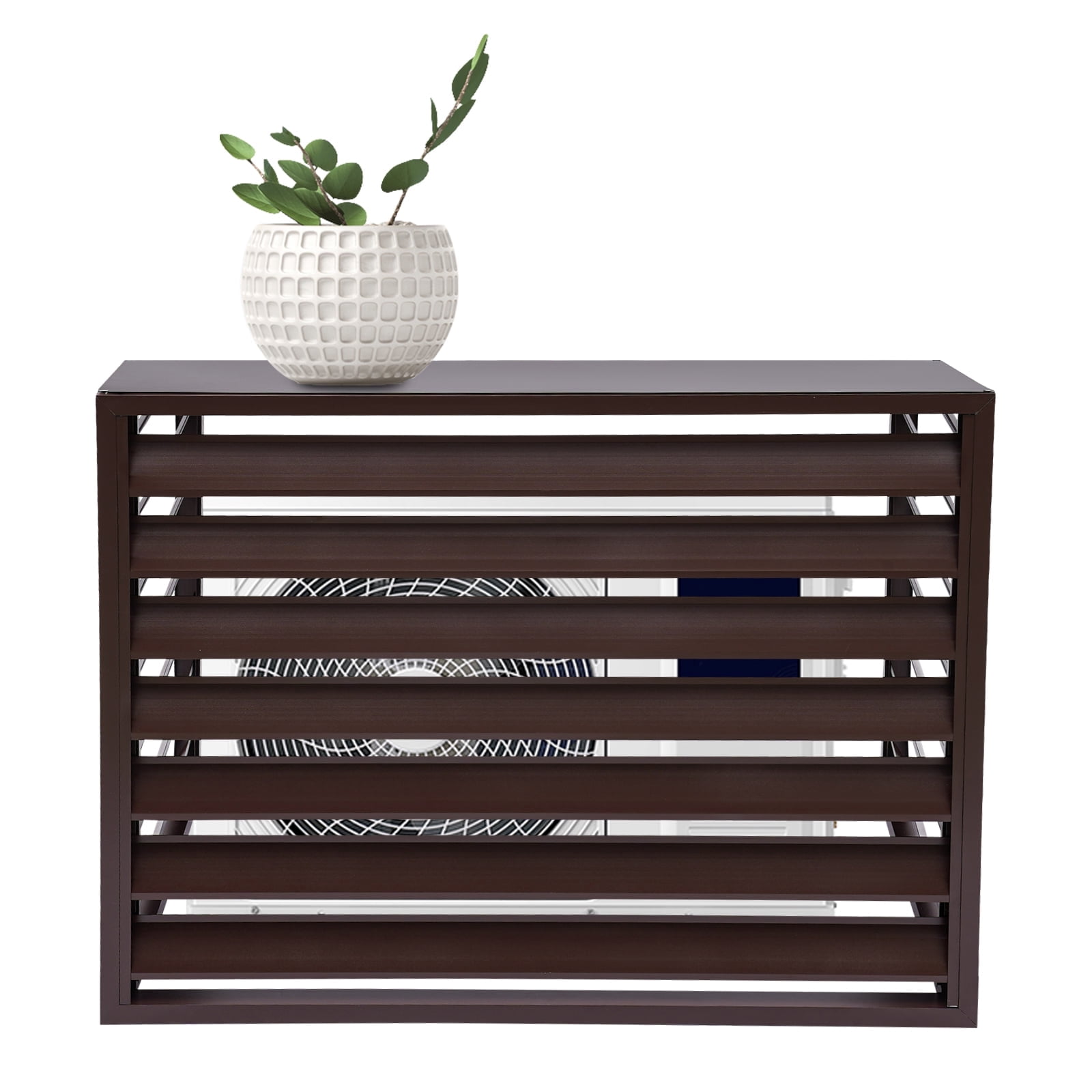 Aluminum Alloy Air Conditioner Fence Screen for Outdoor with Top ...