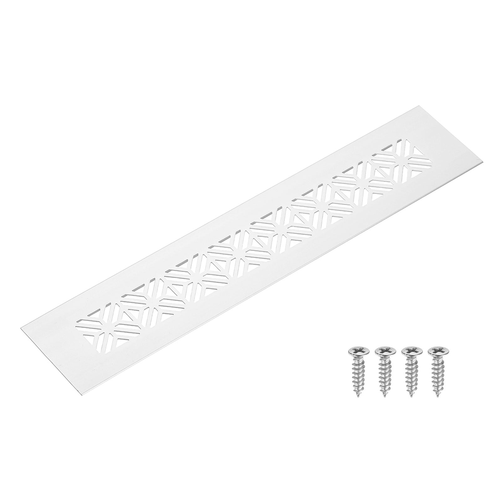 Aluminum Alloy Air Vents, 250 x 50mm / 9.8 x 2" Rectangle Louvered ...