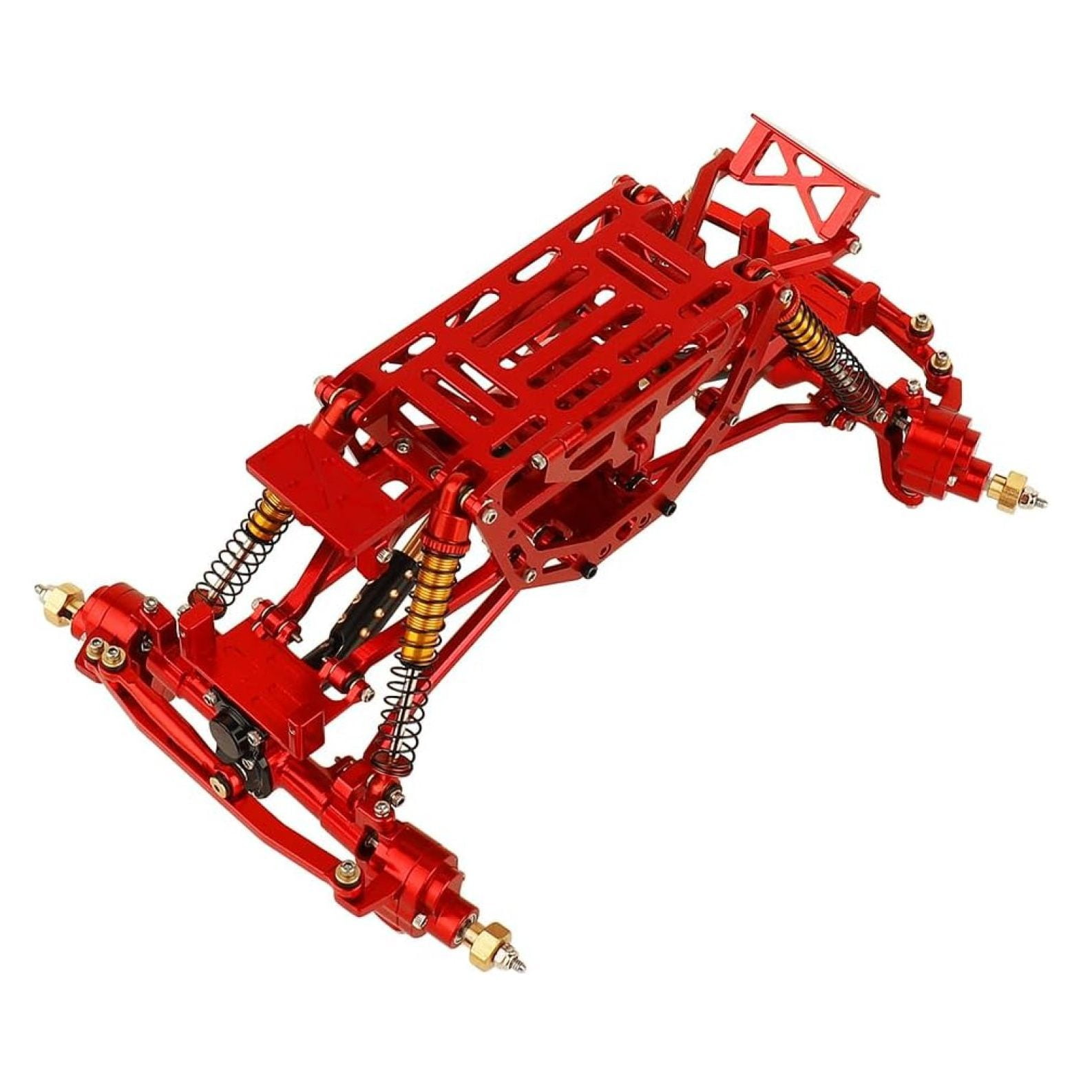Aluminum Alloy All Metal Assembled Car Chasiss Frame Kit with Axles for ...
