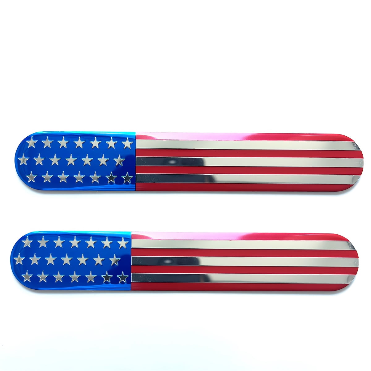 Aluminum Alloy American Flag Car Logo Suitable for Body Trunk Tail Side ...
