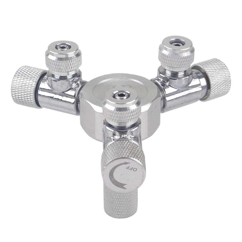 Aluminum Alloy Aquarium Multi Way CO2 Distributor Splitter Needle for ...