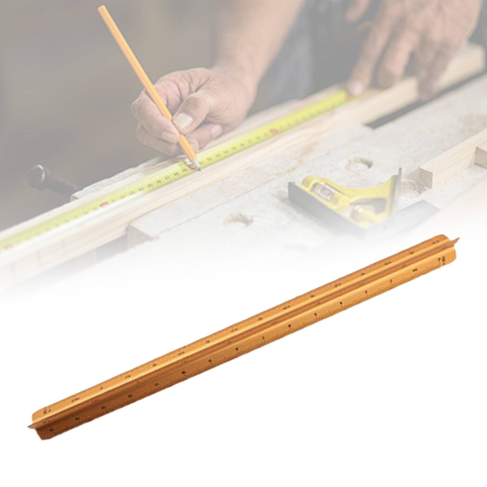 Aluminum Alloy Architectural Scale Ruler - Triangular Measuring Tool ...