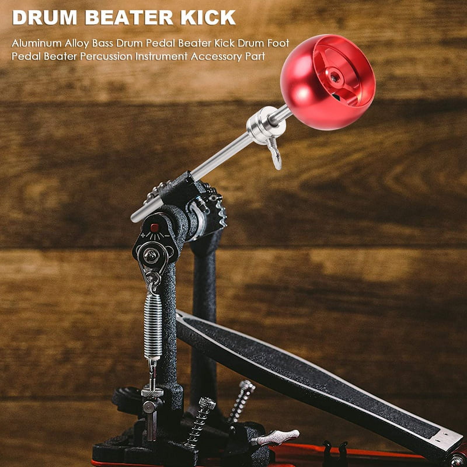 Aluminum Alloy Drum Pedal Beater Kick Drum Foot Pedal Beater Percussion ...