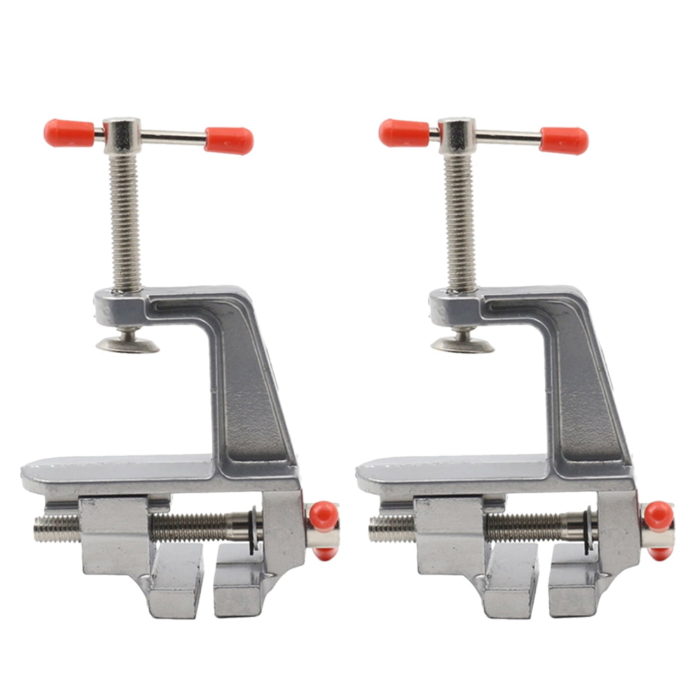 STRANDCHIC Mini Bench Vise 2Pcs Tiny Table Clamp Tool for Precision ...