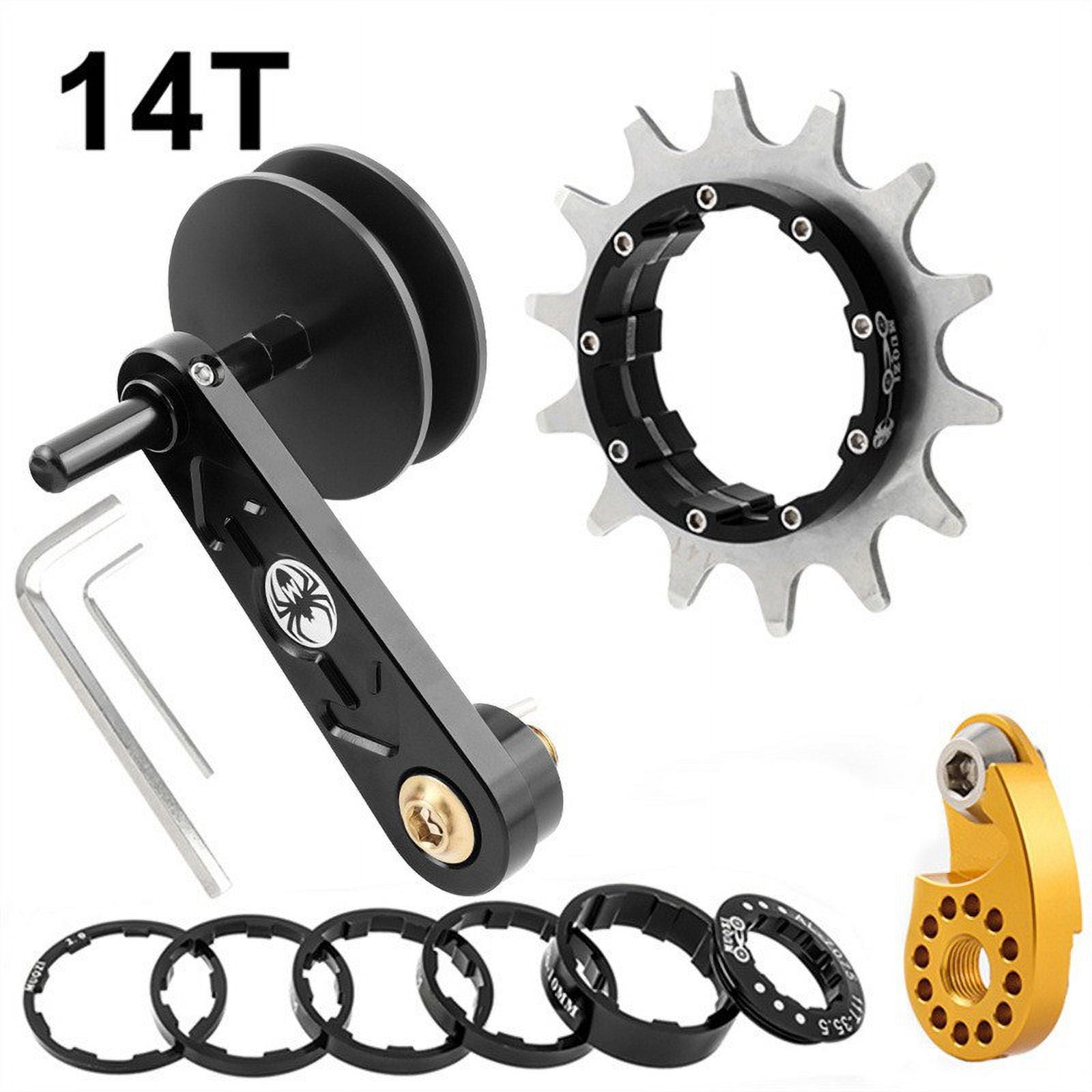 Aluminum Alloy Bike Flywheel With Chain Tensioner For Single Speed ...