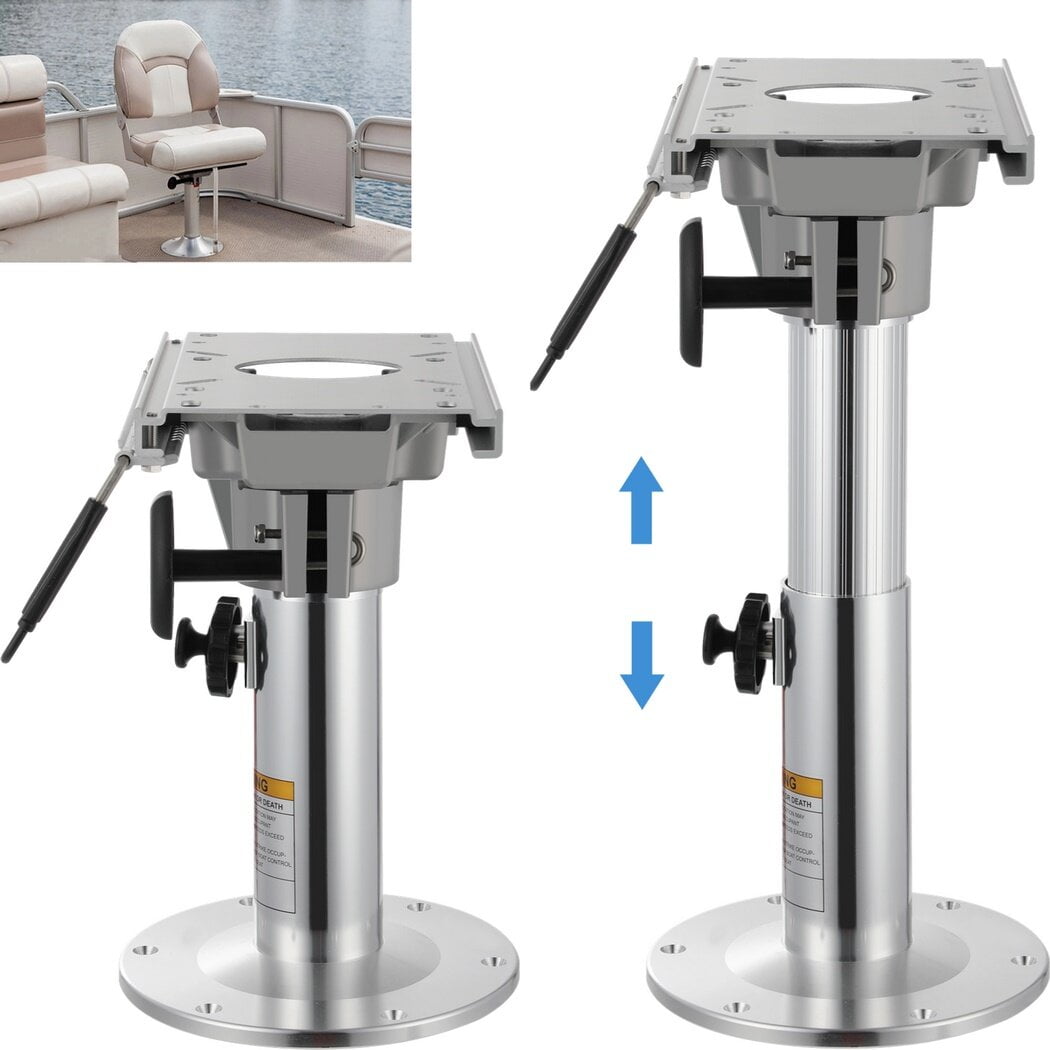 Aluminum Alloy Boat Seat Pedestal, Boat Chair Base with Slide ...