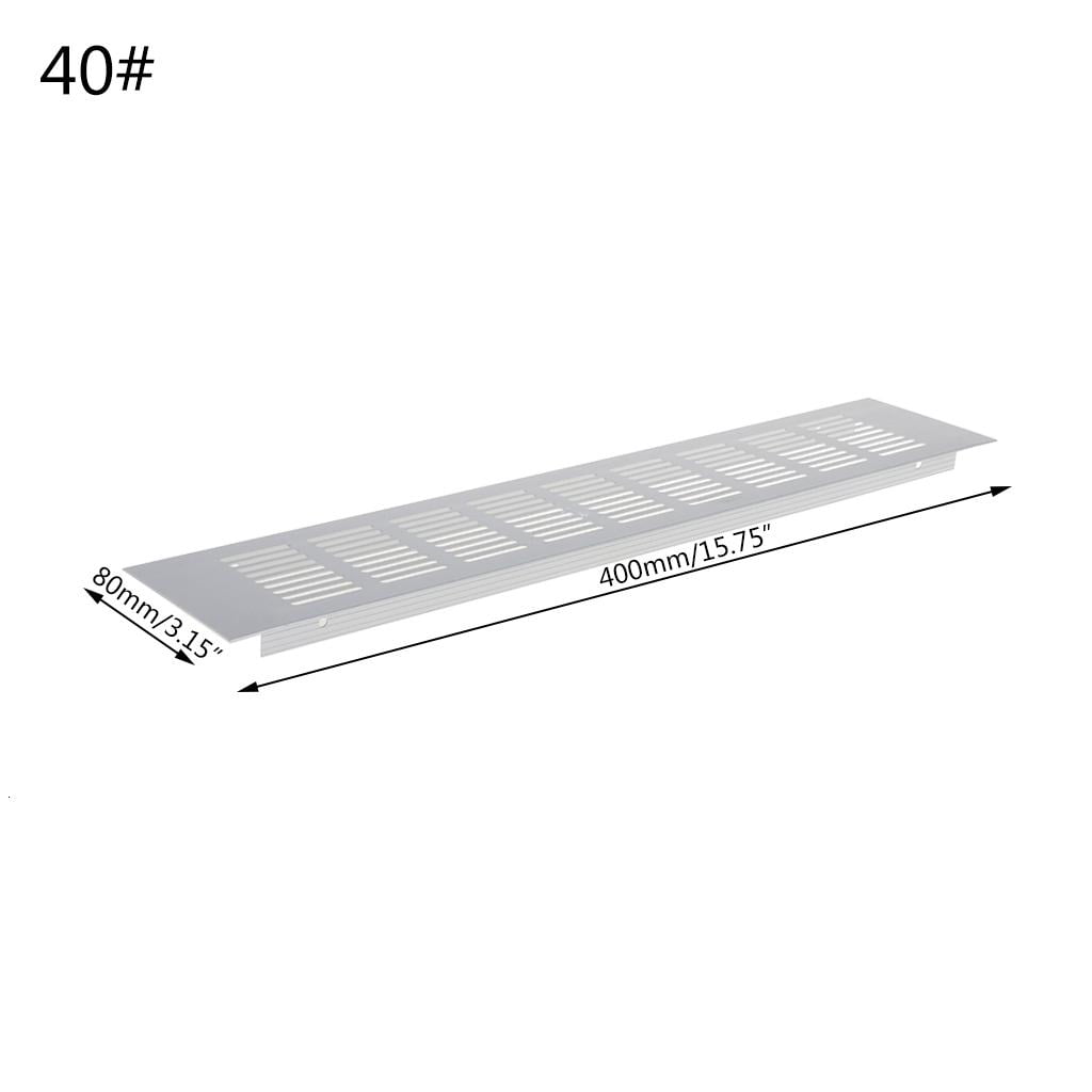 Aluminum Alloy Breathable Mesh Rectangle Vent Grill Kitchen Bedroom 15 ...