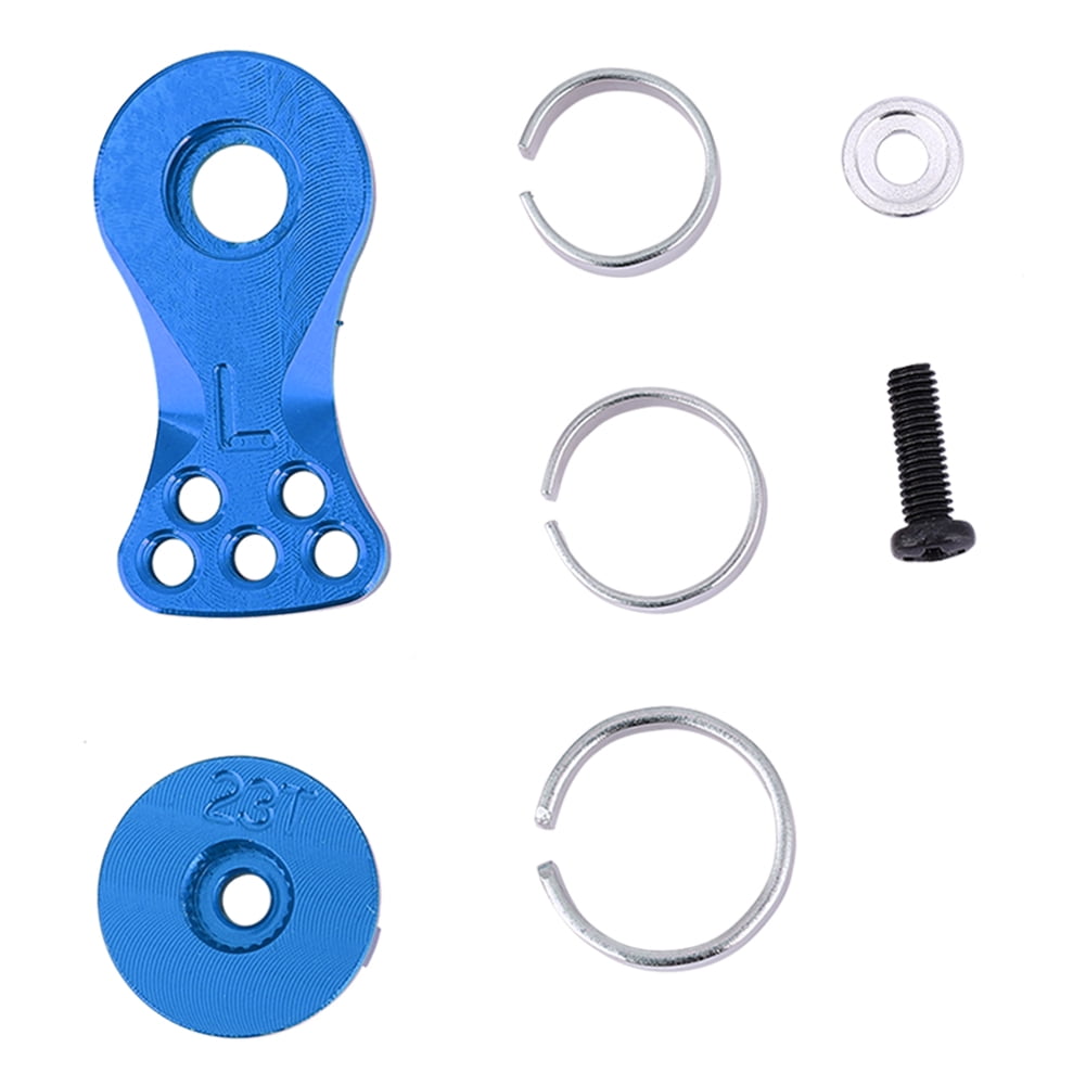 Aluminum Alloy Buffer Metal Steering Arm 23T Blue - Walmart.com