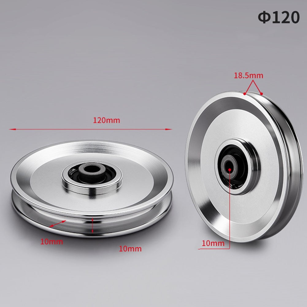 Aluminum Alloy Cable Pulley Wheel Roller Workout Pulley Wheel for ...
