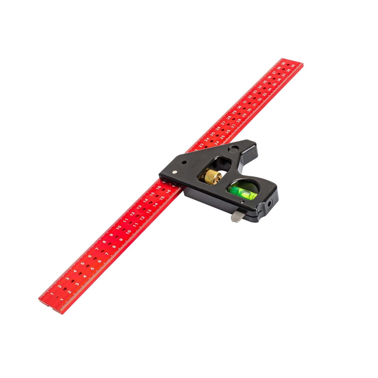 Aluminum Alloy Carpenter's Angle Ruler - Adjustable 90/45 Degree ...