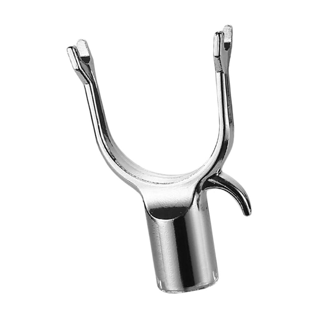 Aluminum Alloy Clothes Rod Joint Clothes Fork Head Closet Poles End ...