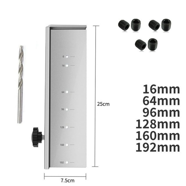 Aluminum Alloy Drilling Guide Install Door Knobs Template Adjustable ...