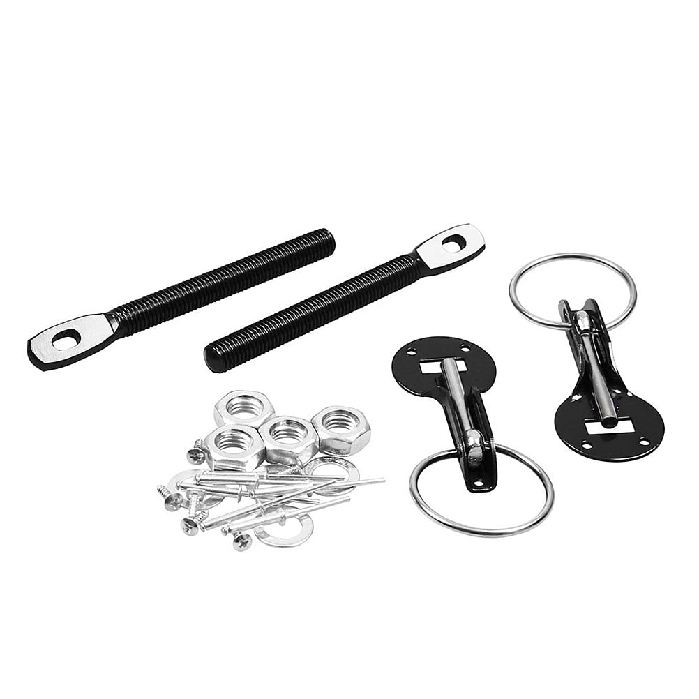 Aluminum Alloy Engine Hood Lock Car Engine Hood Lock Bonnet Lock Kit ...