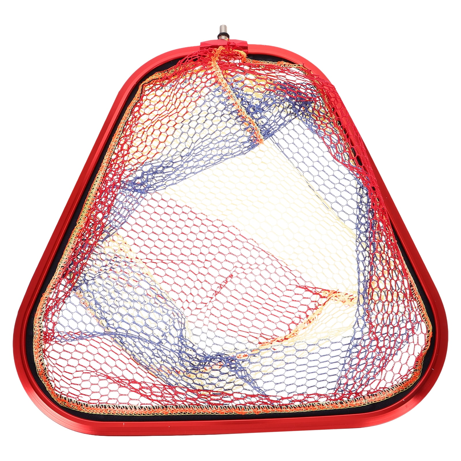 Aluminum Alloy Fishing Landing Net with HookProof Thick Mesh Foldable ...