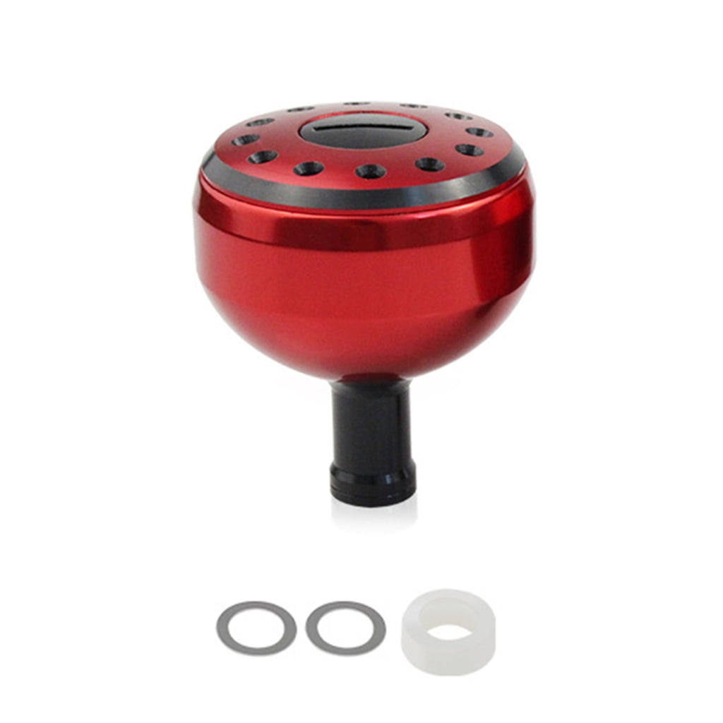 Aluminum Alloy Fishing Line Wheel Handle Knob Grip Baits Cast Reels ...