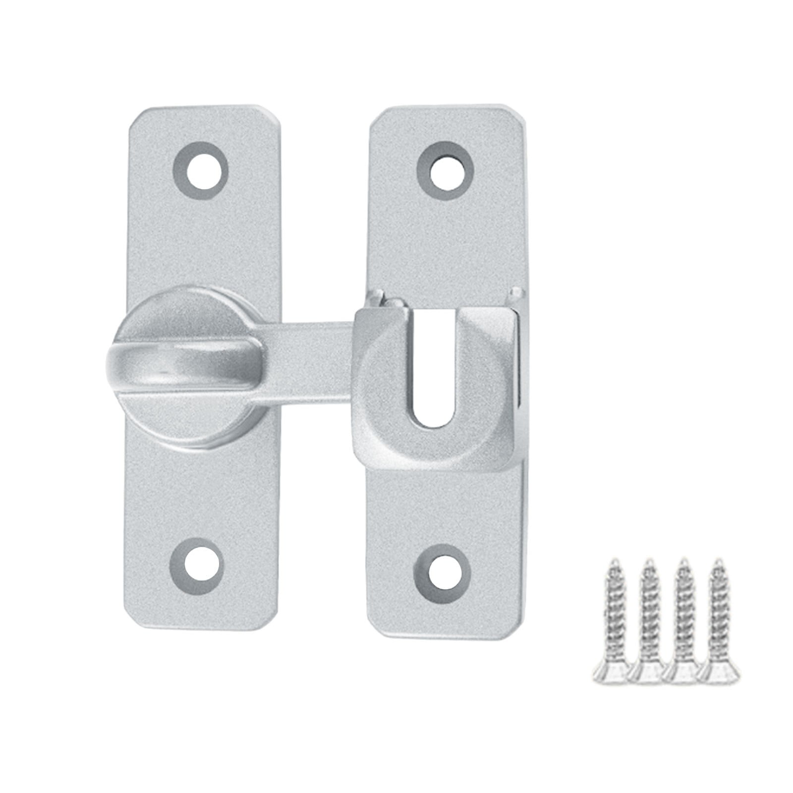 Aluminum Alloy Flip Latch 180 Degree Gate Latch Door Lock with Padlock ...