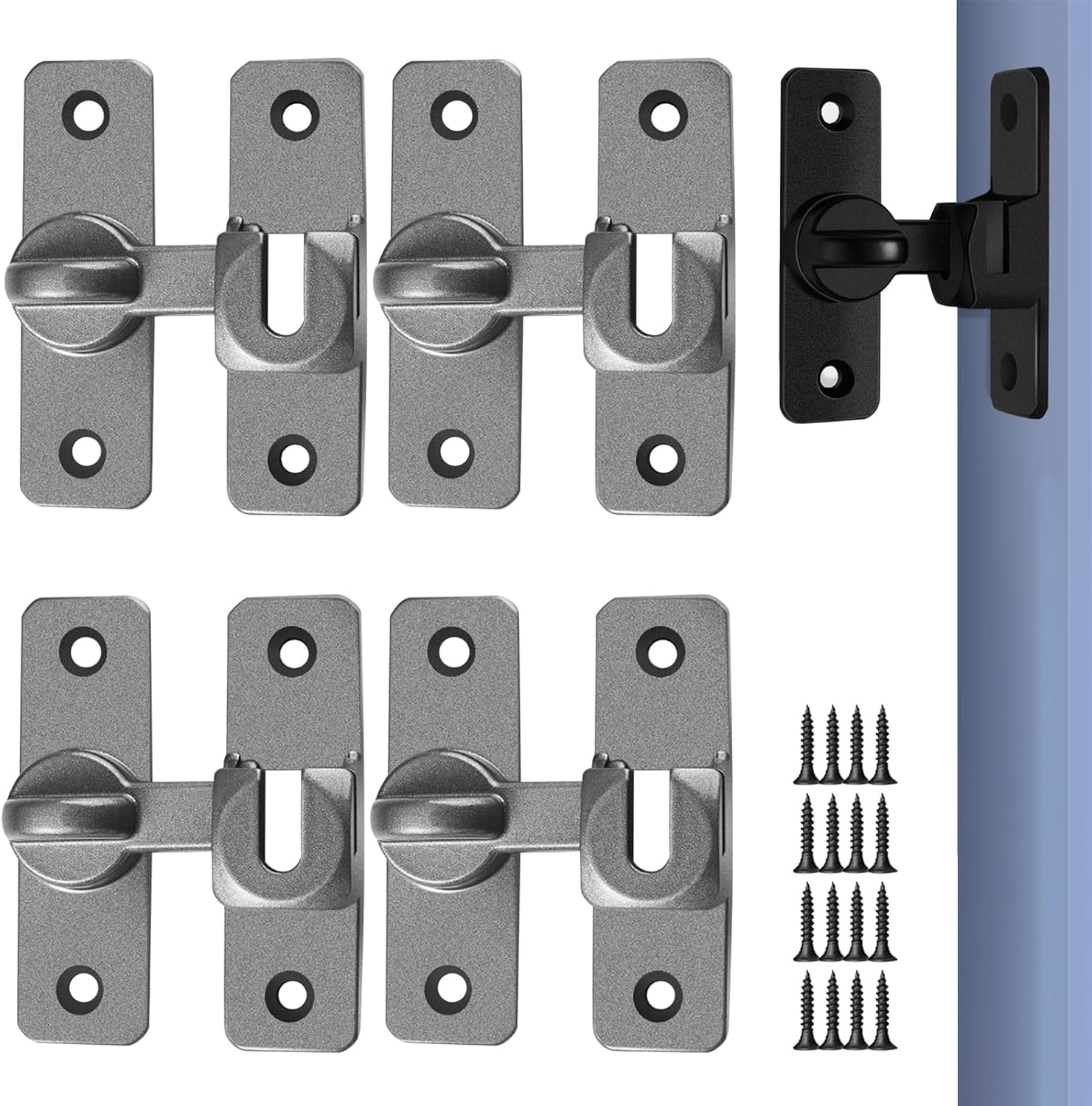 Aluminum Alloy Flip Latch, 2025 New Flip Bolt Latch Door Locks with ...