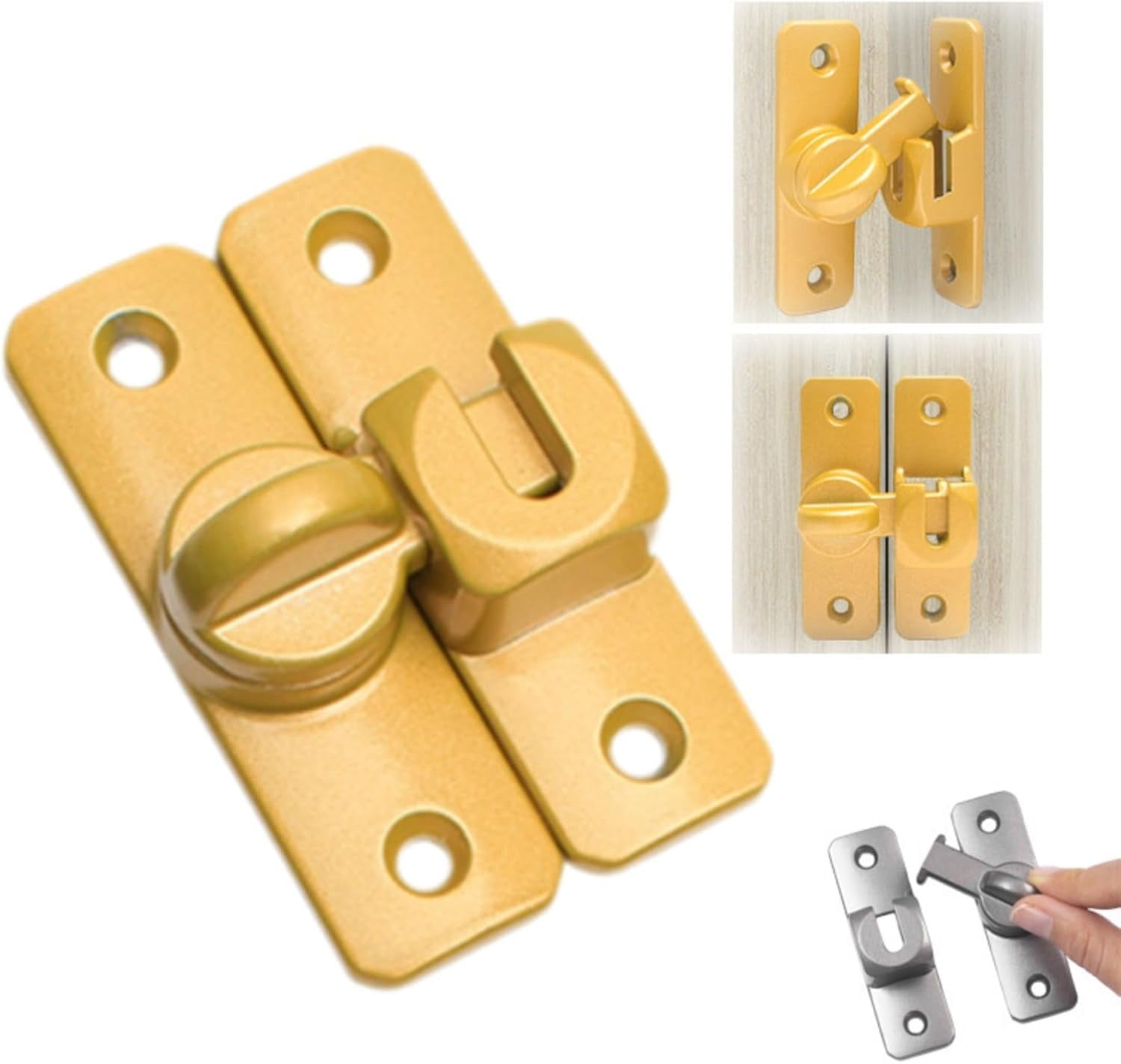 Aluminum Alloy Flip Latch, 2025 New Flip Bolt Latch Door Locks with ...