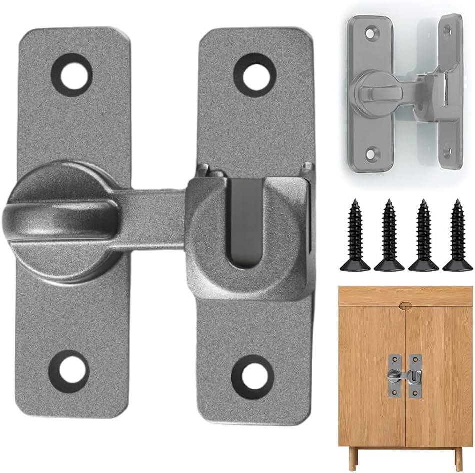 Aluminum Alloy Flip Latch, 2025 New Flip Gate Latch Lock with Padlock ...