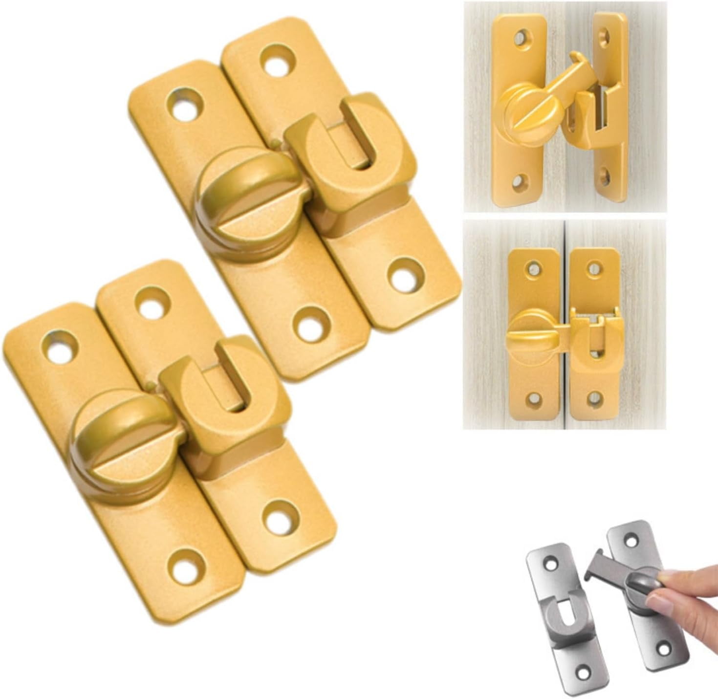 Aluminum Alloy Flip Latch, Aluminum Alloy Flip Lock, 90/180 Degree Gate ...