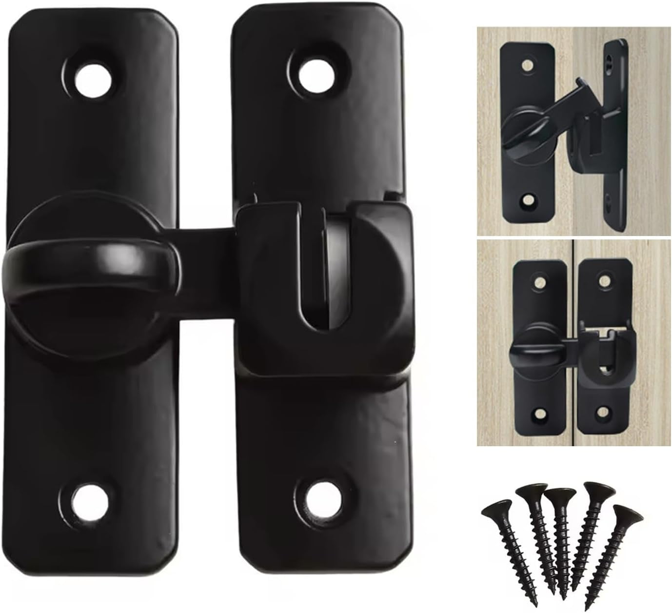 Aluminum Alloy Flip Latch, Gate Latches for Metal Double Gates, Flip ...