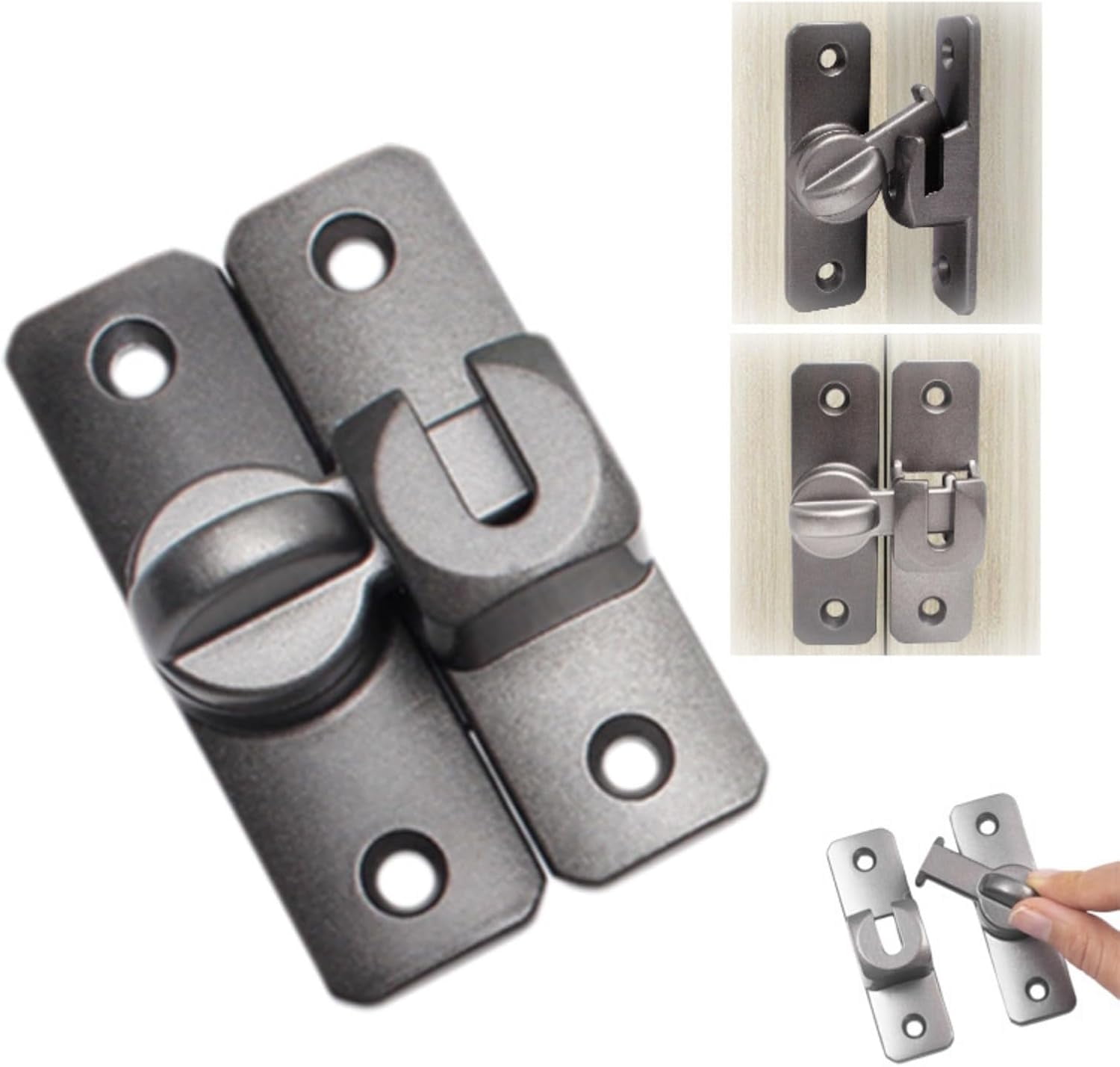 Aluminum Alloy Flip Latch, Aluminum Alloy Flip Lock, 90/180 Degree Gate ...