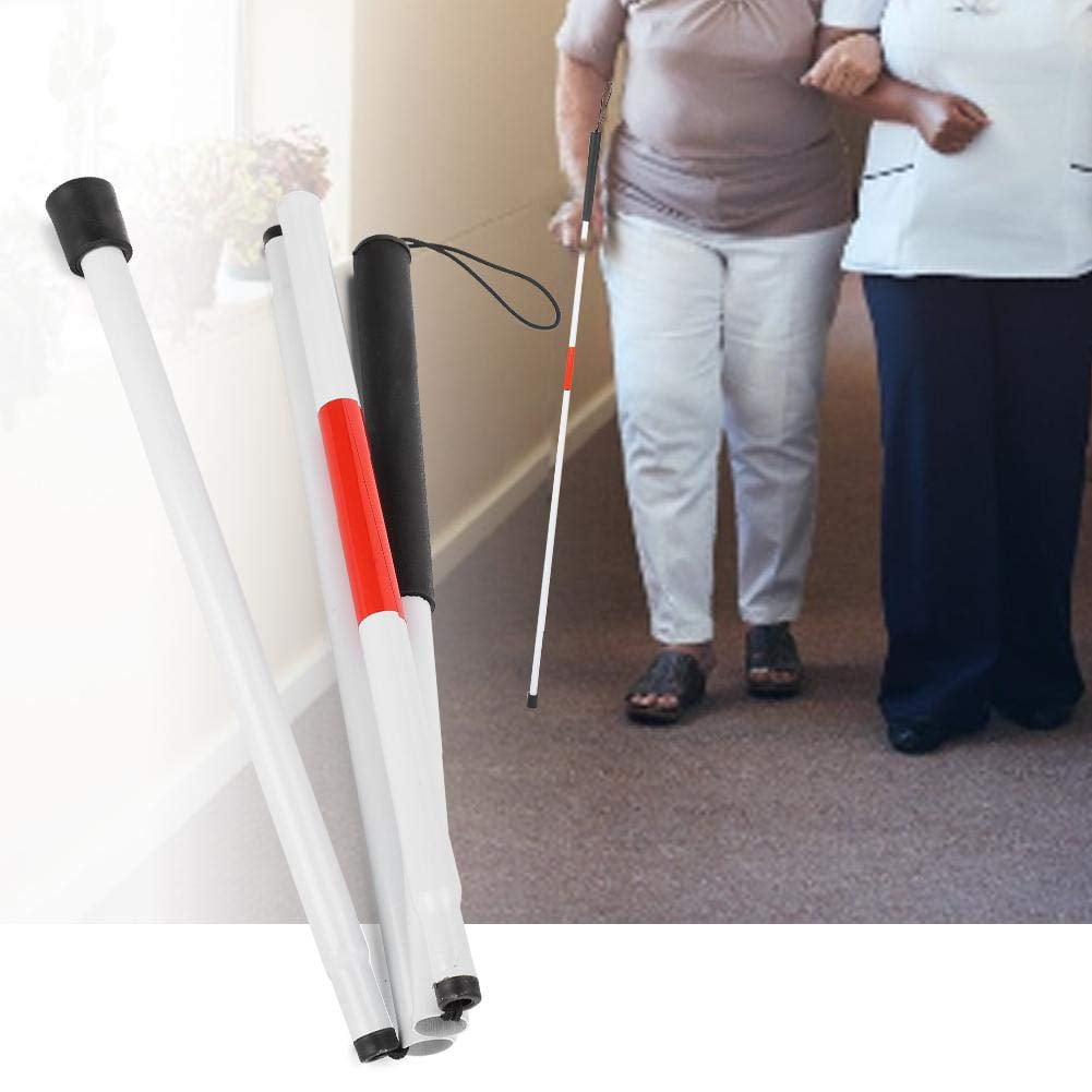Aluminum Alloy Folding Blind Stick, Portable Reflective Walking Stick ...