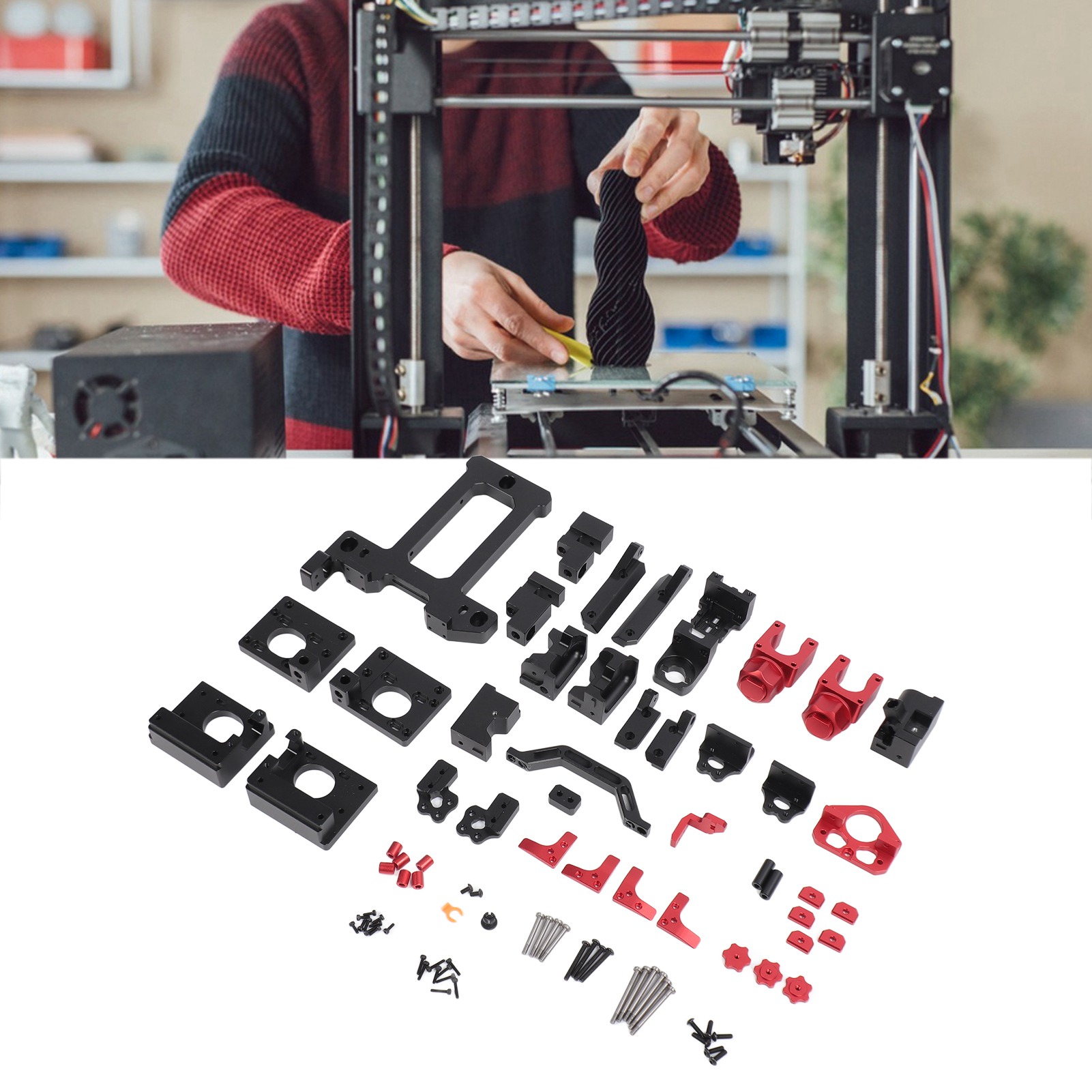 Aluminum Alloy Frame CNC Kit, Surfaces Anodizing DIY Improved Motion ...