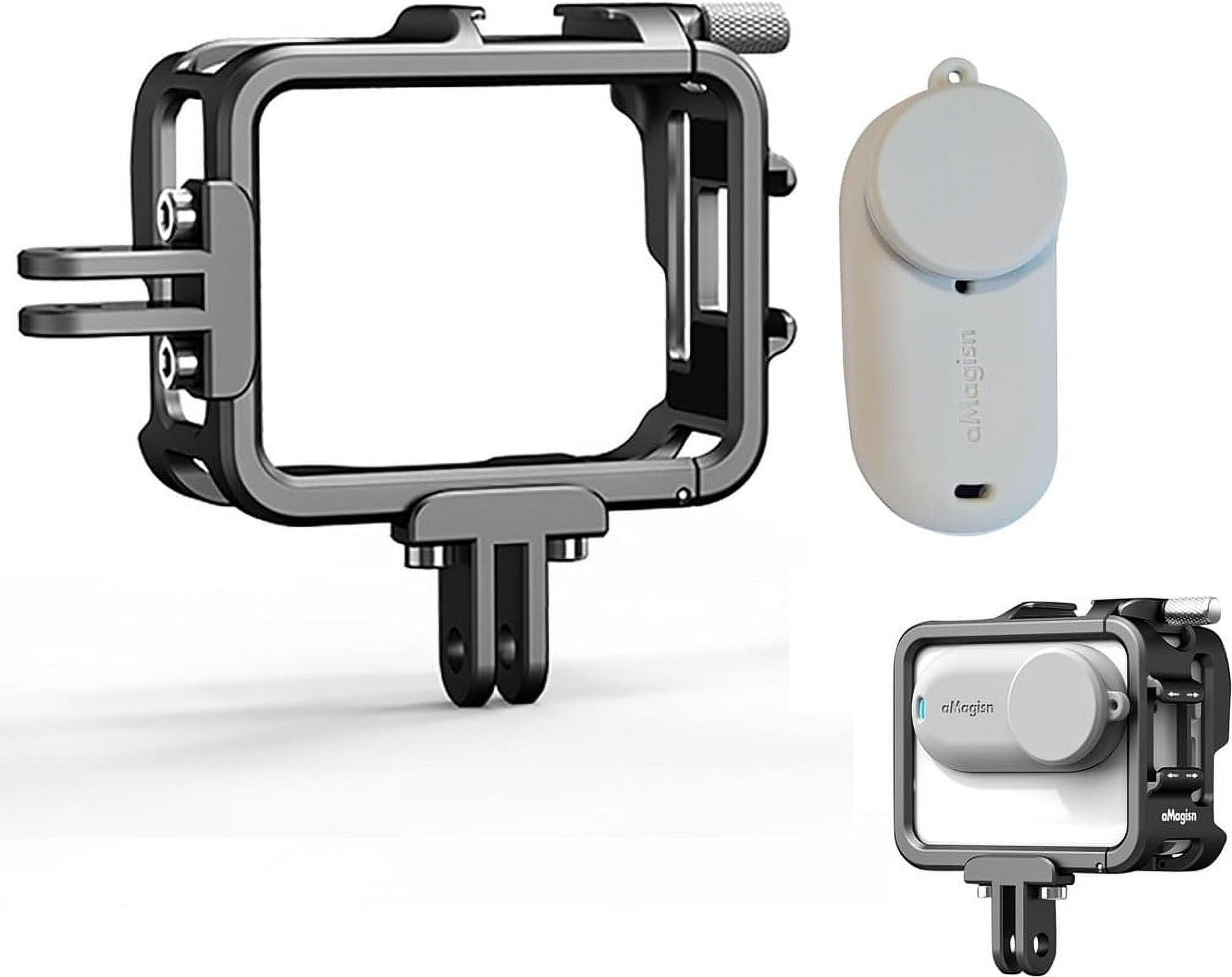 Aluminum Alloy Frame Cage + Camera Silicone Cover for Insta360 GO 3 ...
