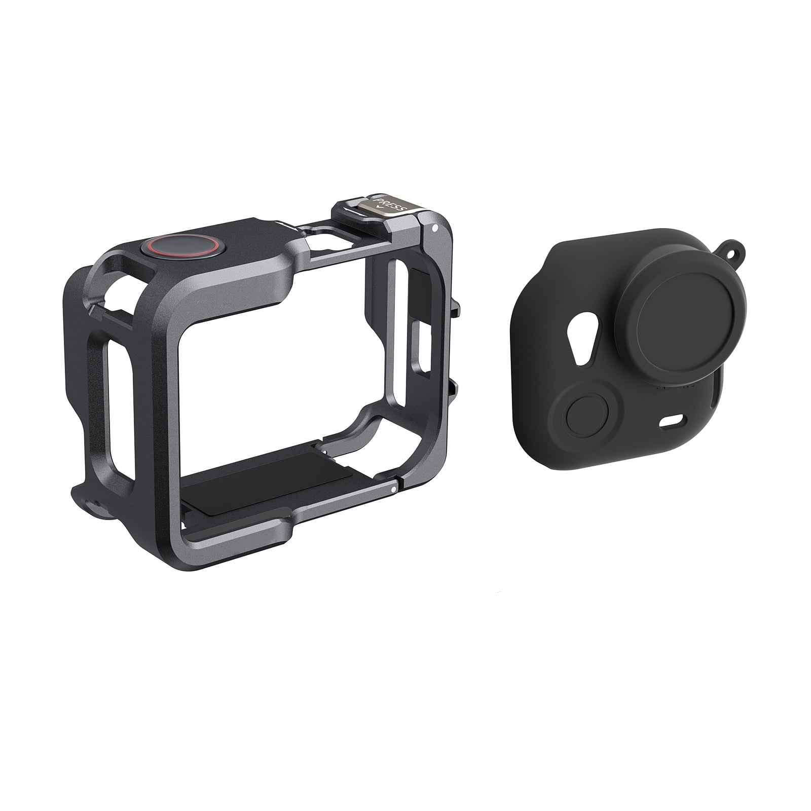 Aluminum Alloy Frame Cage Compatible for Insta360 GO Ultra, Action ...
