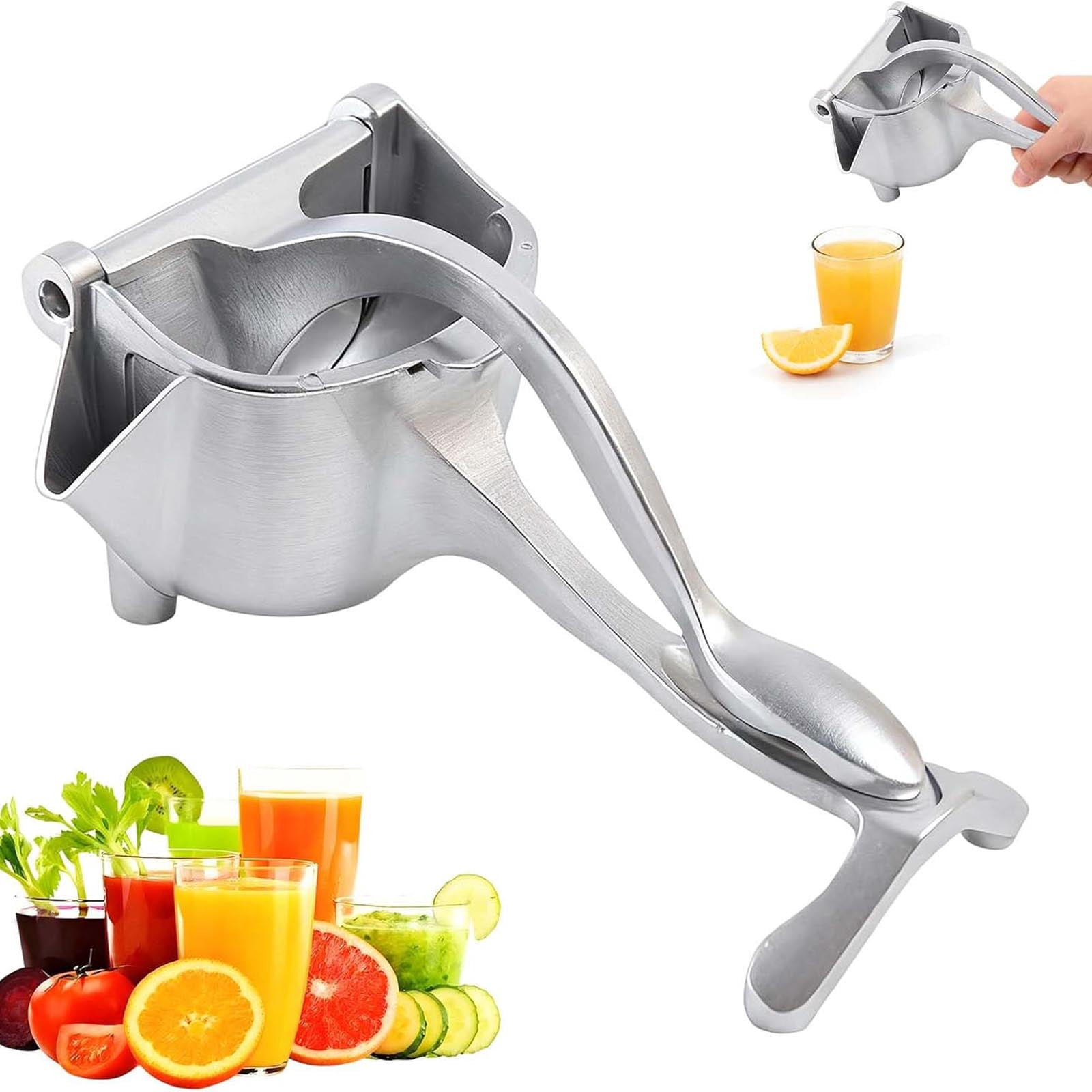 Aluminum Alloy Fresh Fruit Juice Extractor, Manual Juicer Squeezer ...