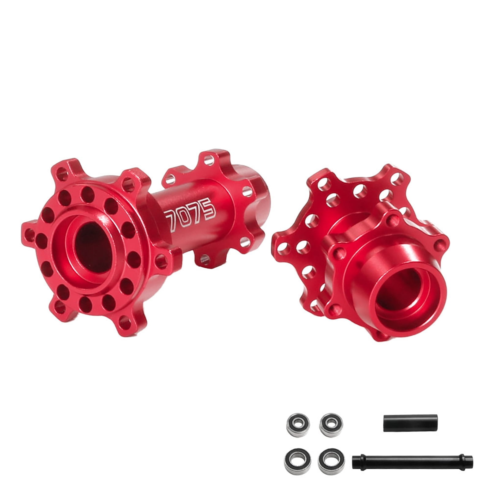 Aluminum Alloy Front & Rear Wheel Hex Hubs Set for Losi 1/4 Promoto-MX ...