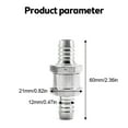 Aluminum Alloy Fuel Non Return Check Valve 6/8/10/12mm One-Way Design ...