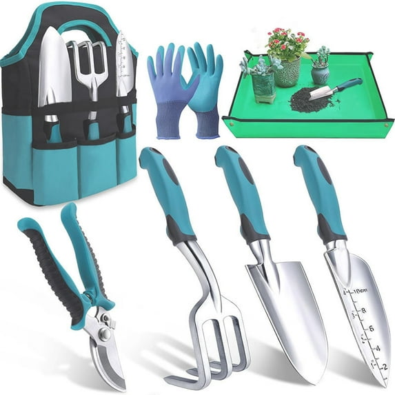 Aluminum Alloy Gardening Hand Tool Set – Ergonomic Garden Tools Kit for ...