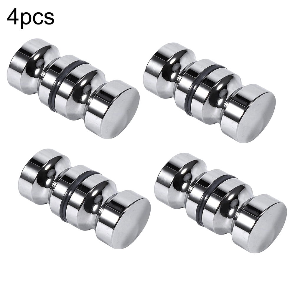 Aluminum Alloy Glass Door Knob Puller Push Handle Back-to-Back Design ...