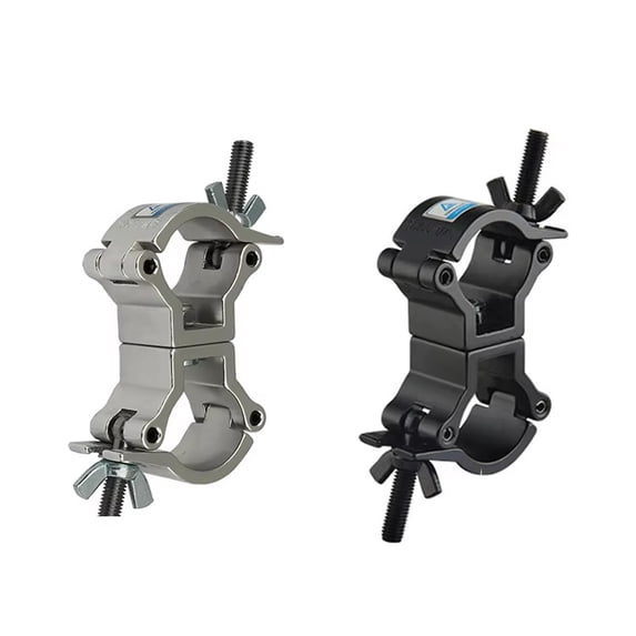 Aluminum Alloy Grip 360 Rotate Double Ring Mini F14 Swivel Hook Clamp ...
