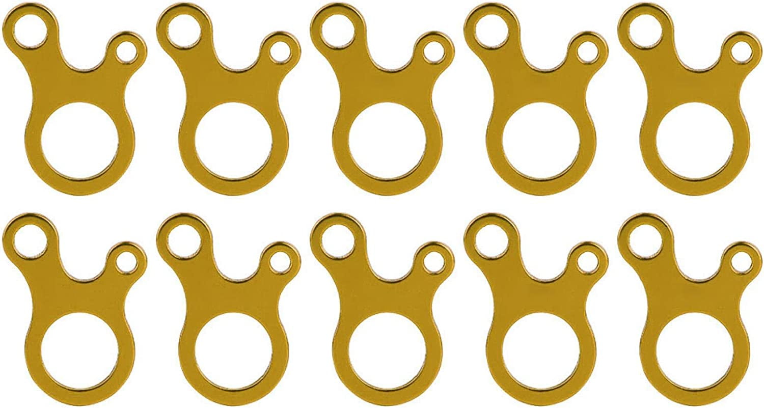 Aluminum Alloy Guyline Cord Adjuster, 3 Tent Guy Lines Tensioners Hole ...